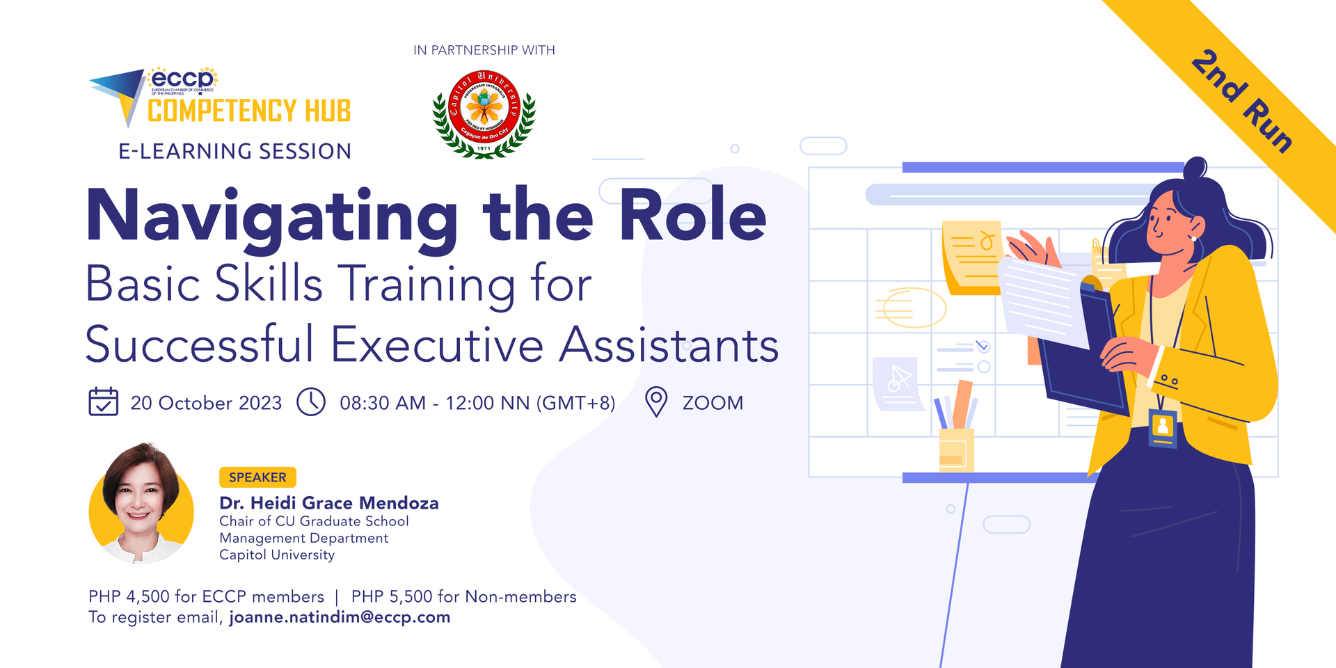 Navigating the Role: Basic Skills Training for Successful Executive Assistants (2nd Run)